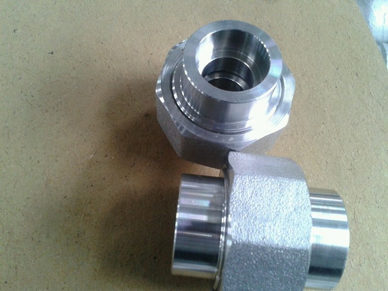 MSS SP 83 Class 3000 Alloy 400 SW Union pipe fitting